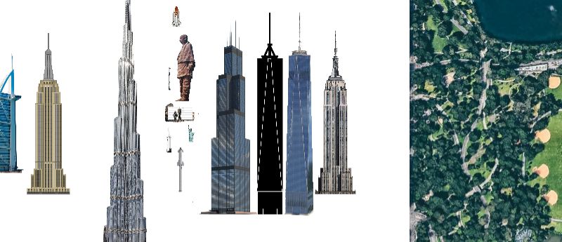 SizeAll - compare Moon vs Central Park vs Burj Khalifa vs Willis Tower ...