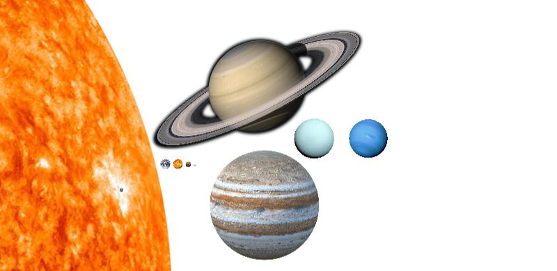 SizeAll - compare The Sun vs Saturn vs Jupiter vs Uranus vs Neptune vs ...