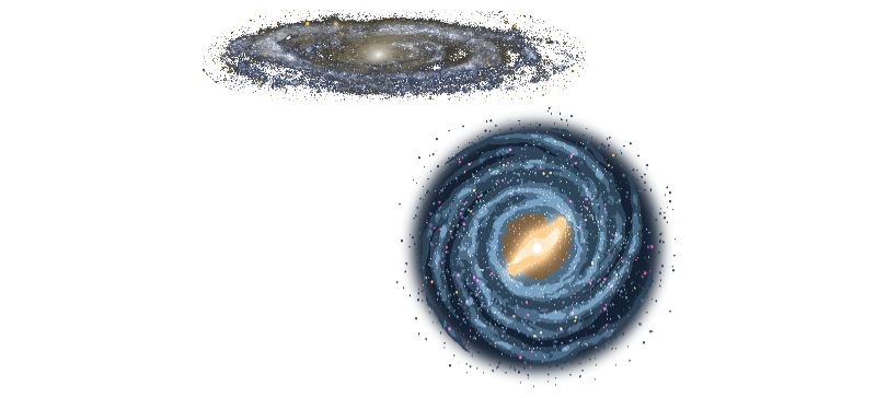 SizeAll - compare Milky Way galaxy vs Andromeda galaxy vs Rigel star vs ... SizeAll - compare Milky Way galaxy vs Andromeda galaxy vs Rigel star vs ...