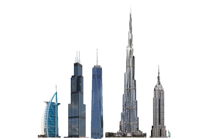 SizeAll - compare Burj Khalifa vs One World Trade Center vs Willis ... SizeAll - compare Burj Khalifa vs One World Trade Center vs Willis ...
